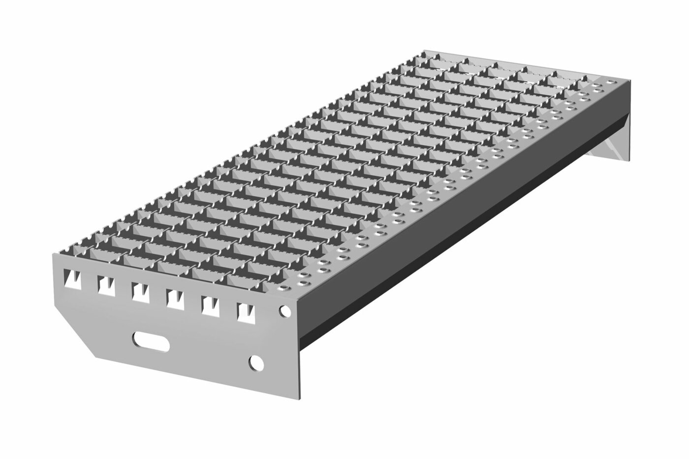 Gitterroststufen für Industrie-Treppen – Sicher & rutschfest | GI-RO ...